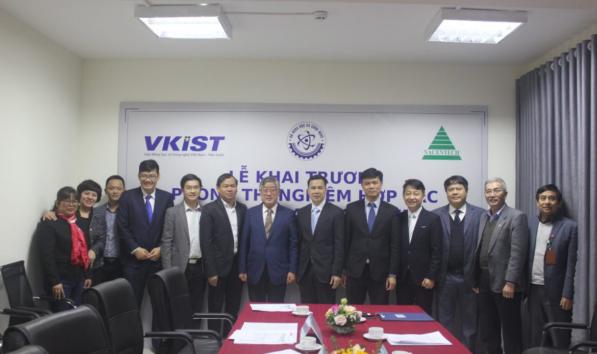 Khai trương Phòng thí nghiệm hợp tác giữa Viện NACENTECH và VKIST ...
